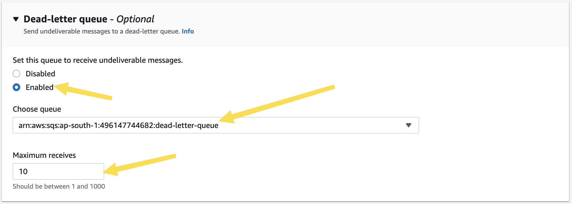 Aws Sqs Dead Letter Queue Configuration And Re Drive Reprocess Of Failed Messages