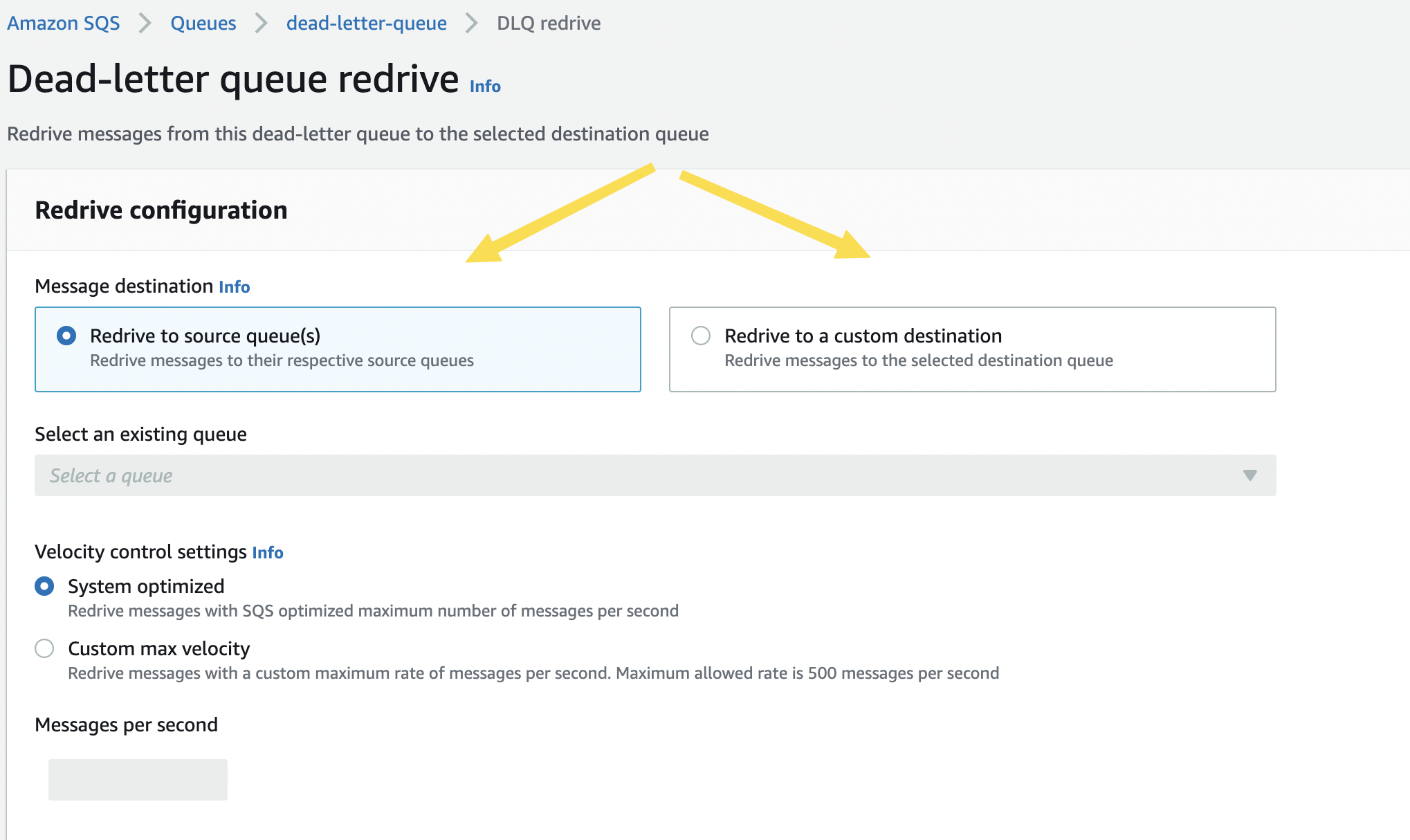 Aws Sqs Dead Letter Queue Configuration And Re Drive Reprocess Of Failed Messages